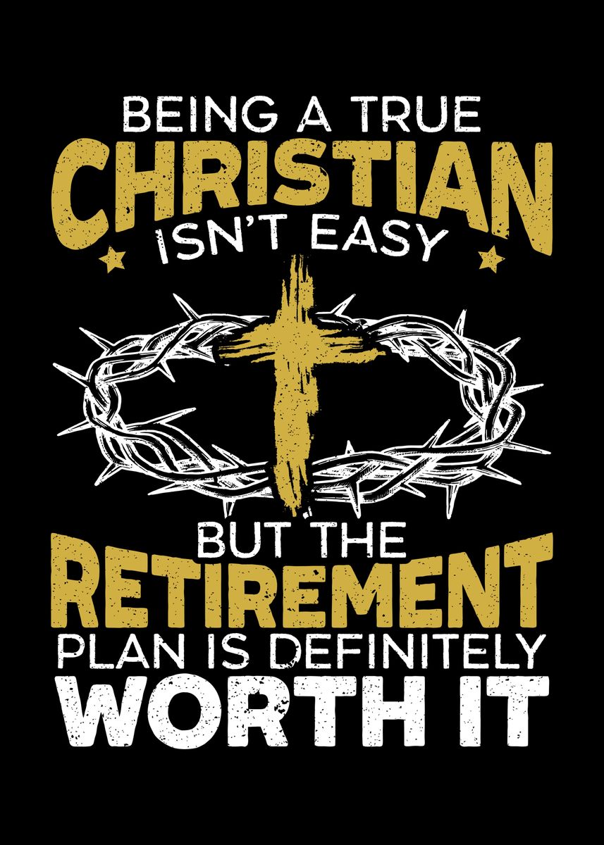'Being A True Christian' Poster, picture, metal print, paint by NAO ...