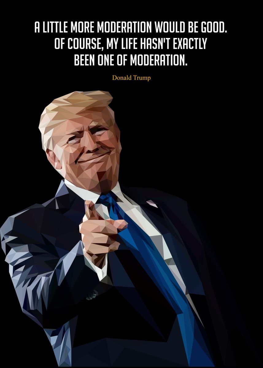 'donald trump' Poster, picture, metal print, paint by Artistic Aura ...