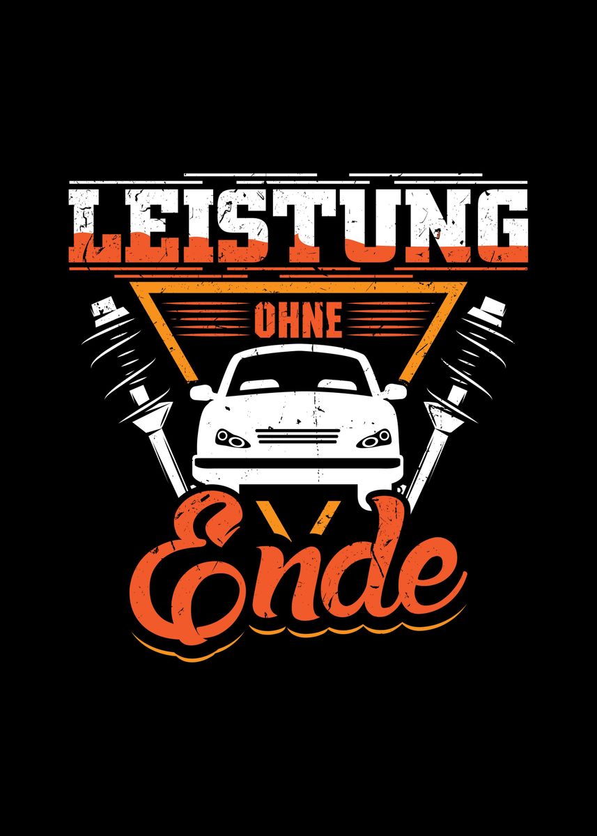 'German Car Tuning Tuner' Poster, picture, metal print, paint by ...