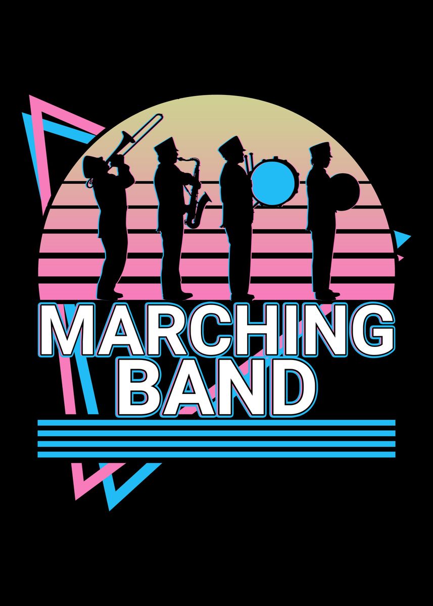 'Marching Band' Poster, picture, metal print, paint by AestheticAlex ...