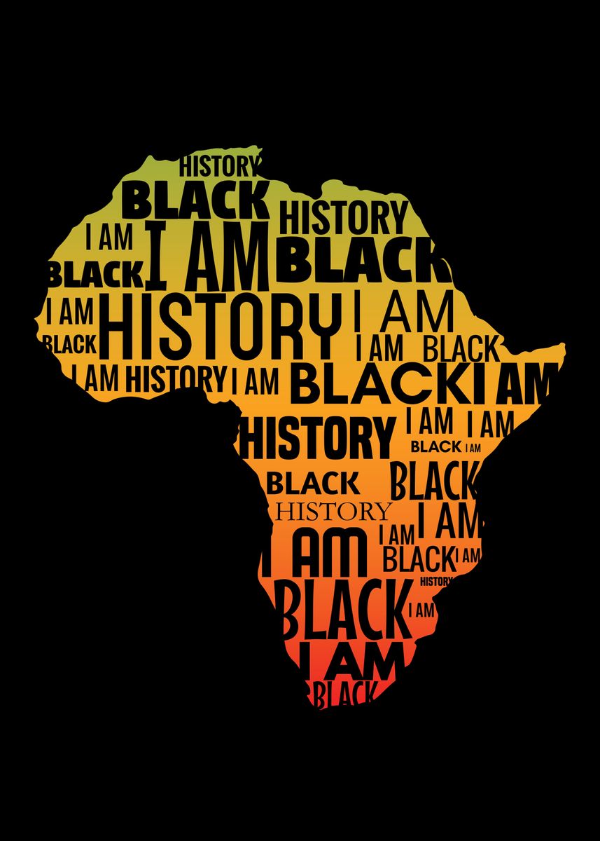 'Word Cloud Proud Black' Poster by ShirTom | Displate