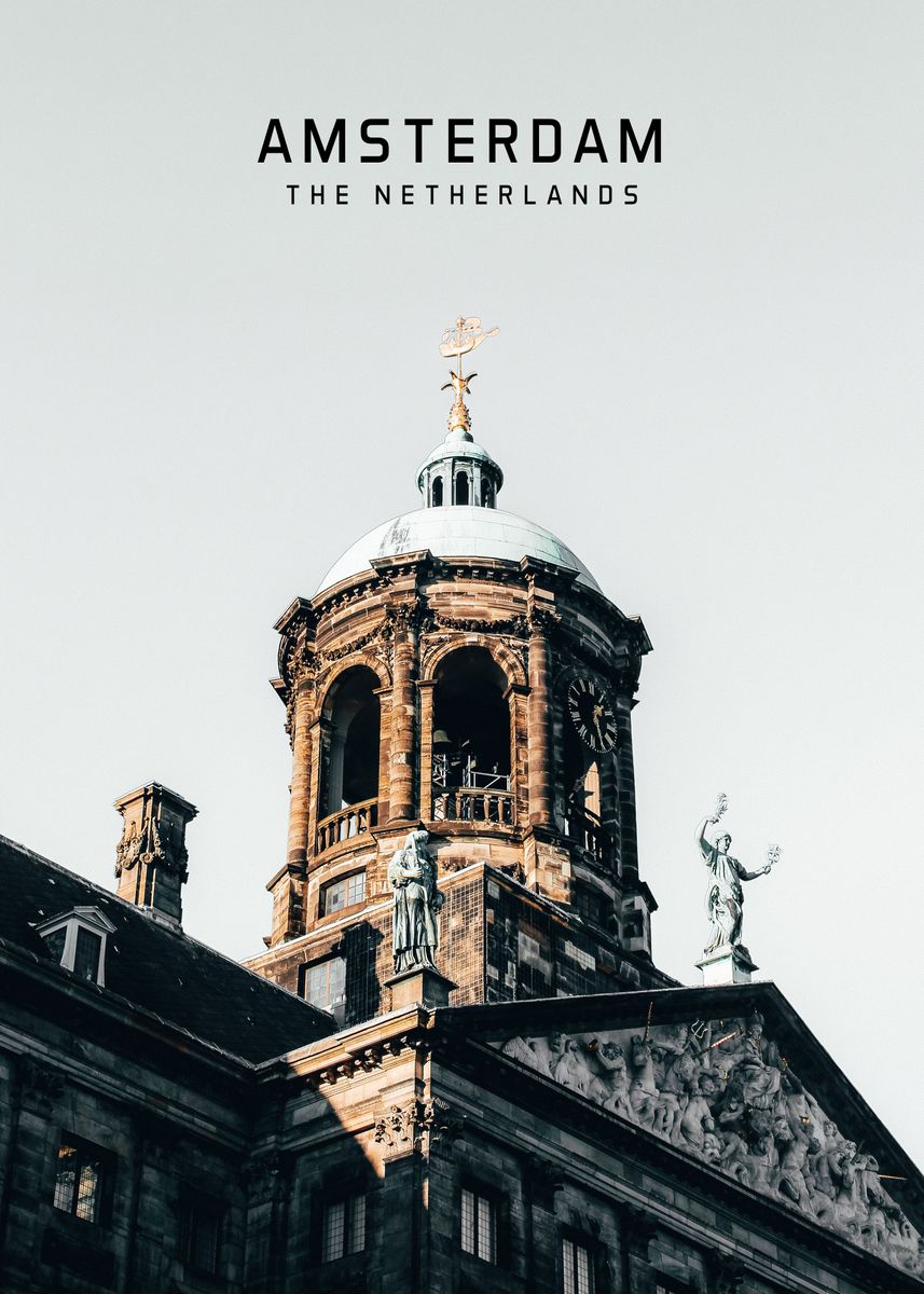 'Amsterdam NL' Poster by SK Designs | Displate