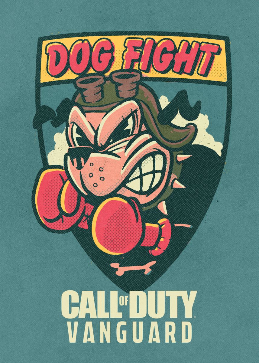 'Dog Fight' Poster, picture, metal print, paint by Call of Duty | Displate