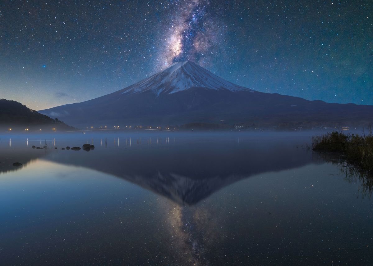 'Mount fuji' Poster by ruacon 1214 | Displate