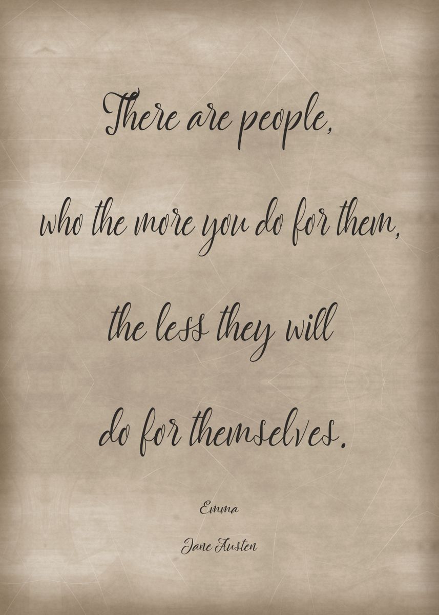 'Emma Quote 7' Poster, picture, metal print, paint by XandYart | Displate