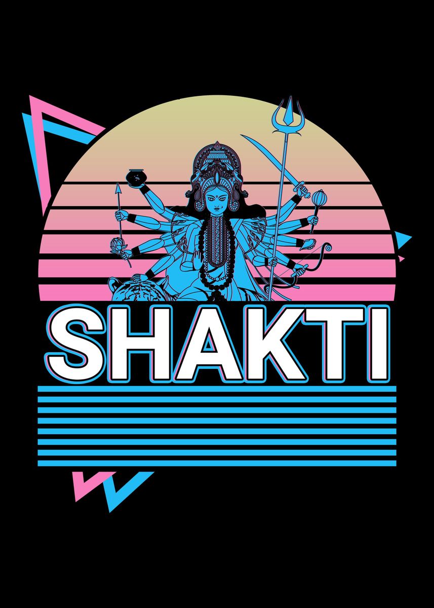 'Shakti Hindu Mythology' Poster, picture, metal print, paint by ...