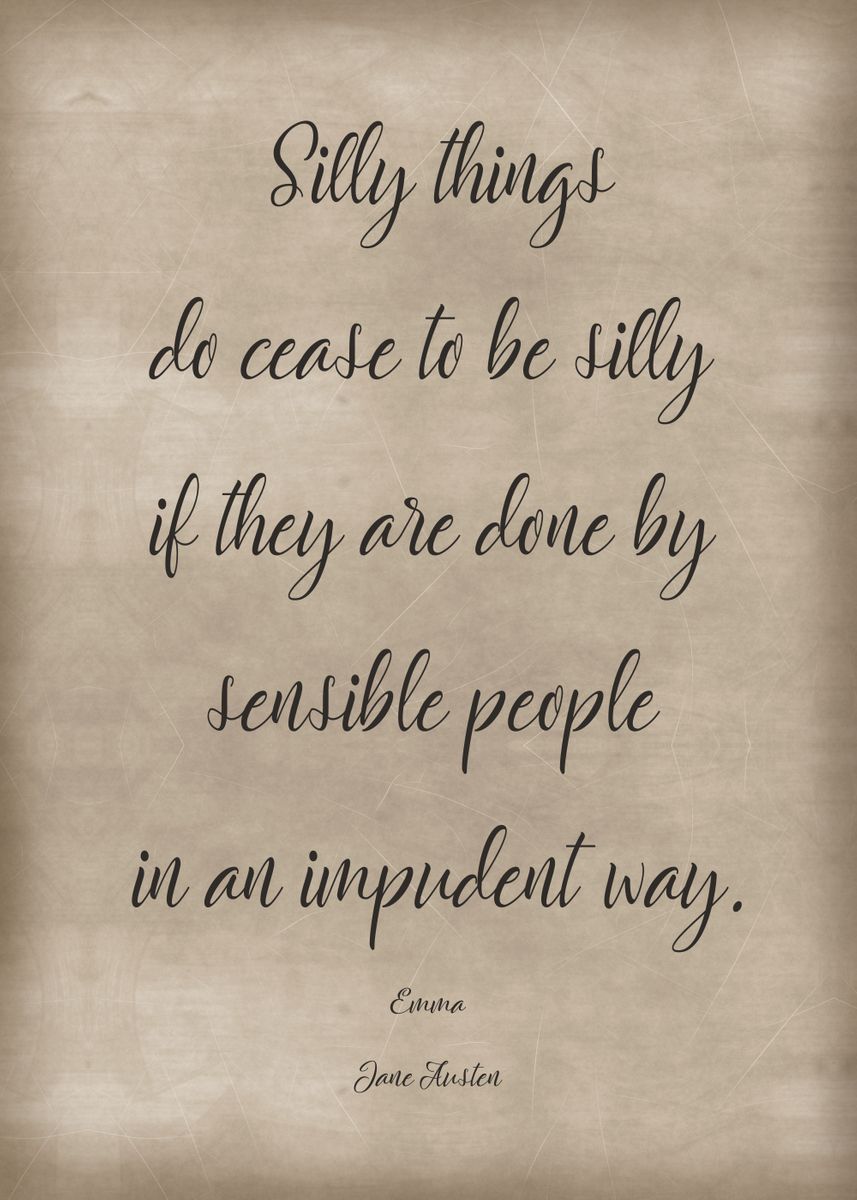 'Emma Quote 2' Poster, picture, metal print, paint by XandYart | Displate