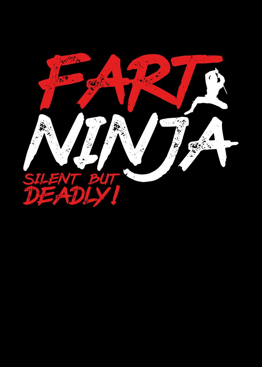 'Fart Ninja Japan' Poster by BeMi | Displate