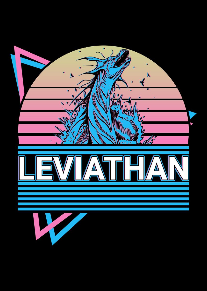 'Leviathan Jewish Mythology' Poster, picture, metal print, paint by ...