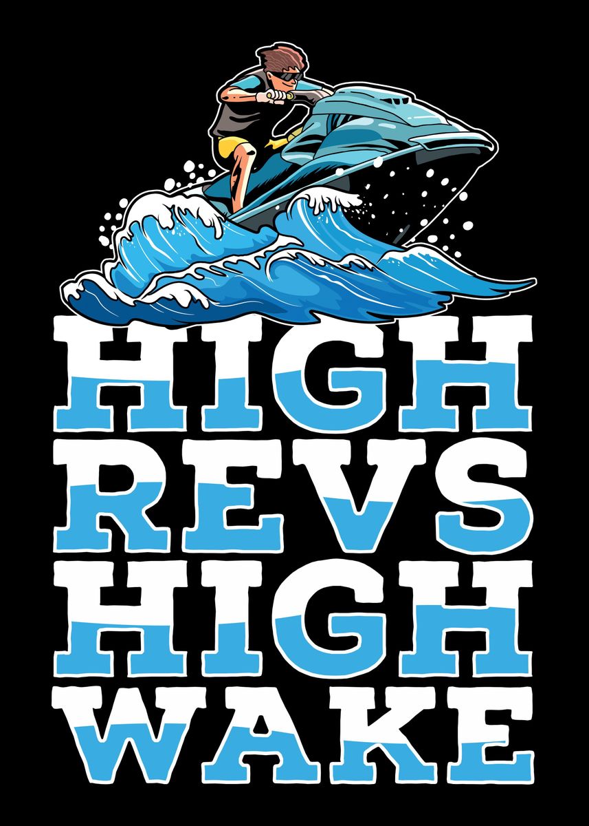 'Jet Ski' Poster by BobbyBubble | Displate