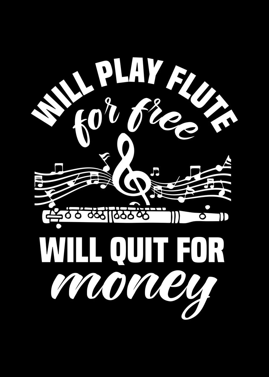 'Flutes' Poster by Sebastian Wünsche | Displate