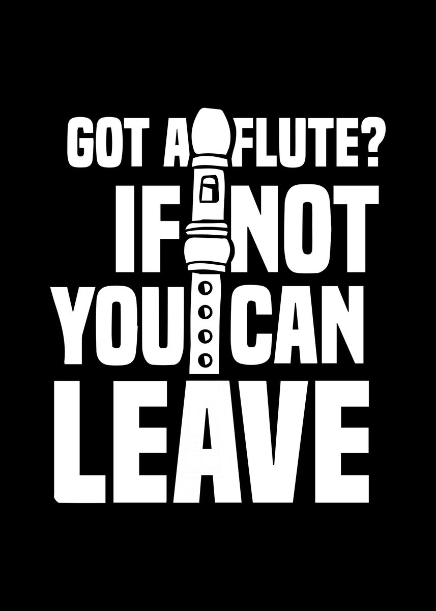 'Flutes' Poster by Sebastian Wünsche | Displate