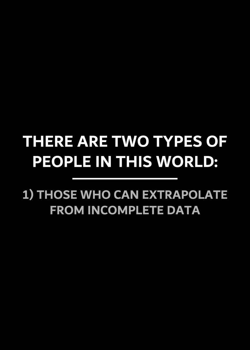 'Two types of people' Poster, picture, metal print, paint by ...