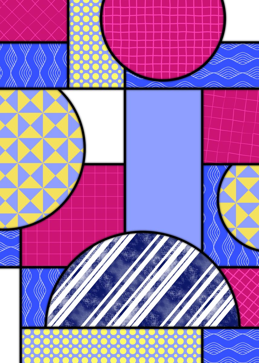 'Elements in Hot and Cold' Poster, picture, metal print, paint by Maya ...