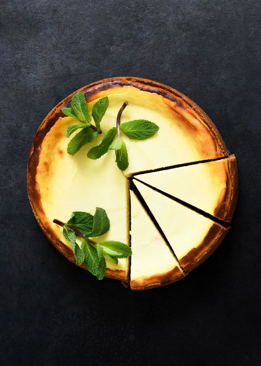 'Vanilla cheesecake' Poster, picture, metal print, paint by Moon ...