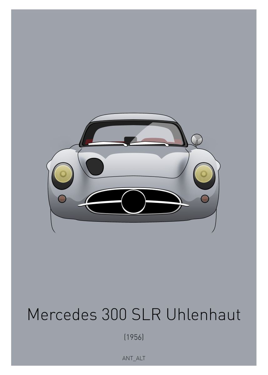 '300 SLR' Poster by Alt ILLUSTRATIONS | Displate