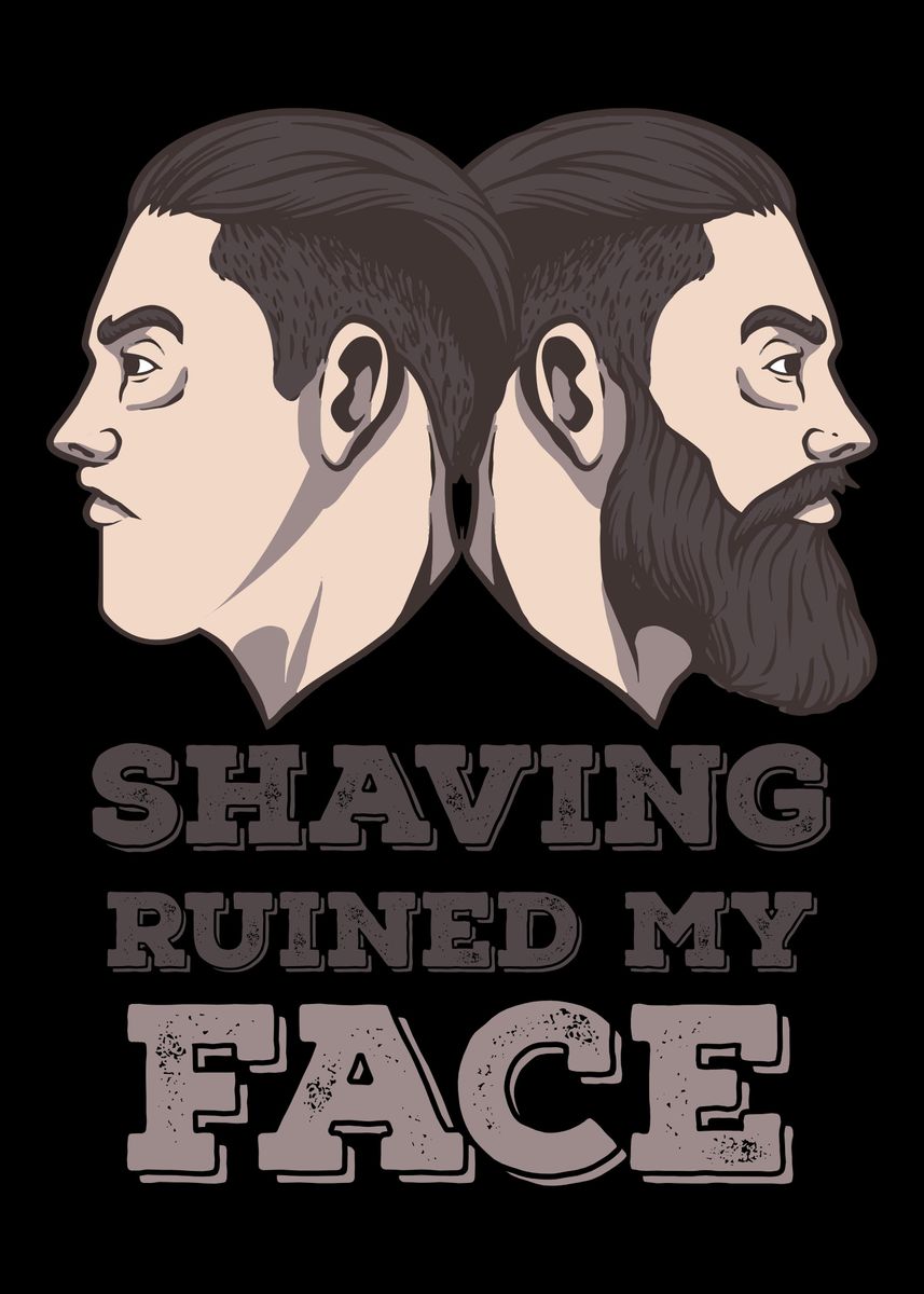 'Full Beard' Poster by BobbyBubble | Displate