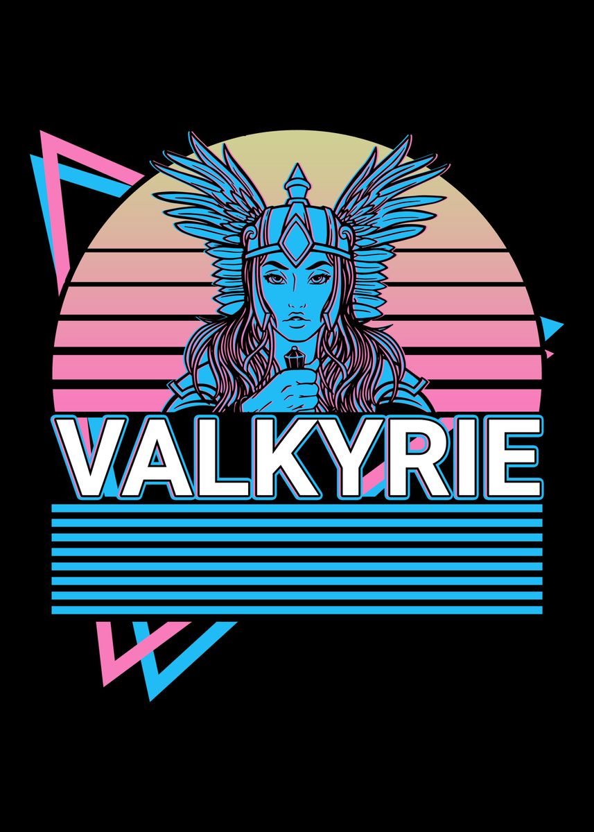 'Valkyrie Viking' Poster, picture, metal print, paint by AestheticAlex ...