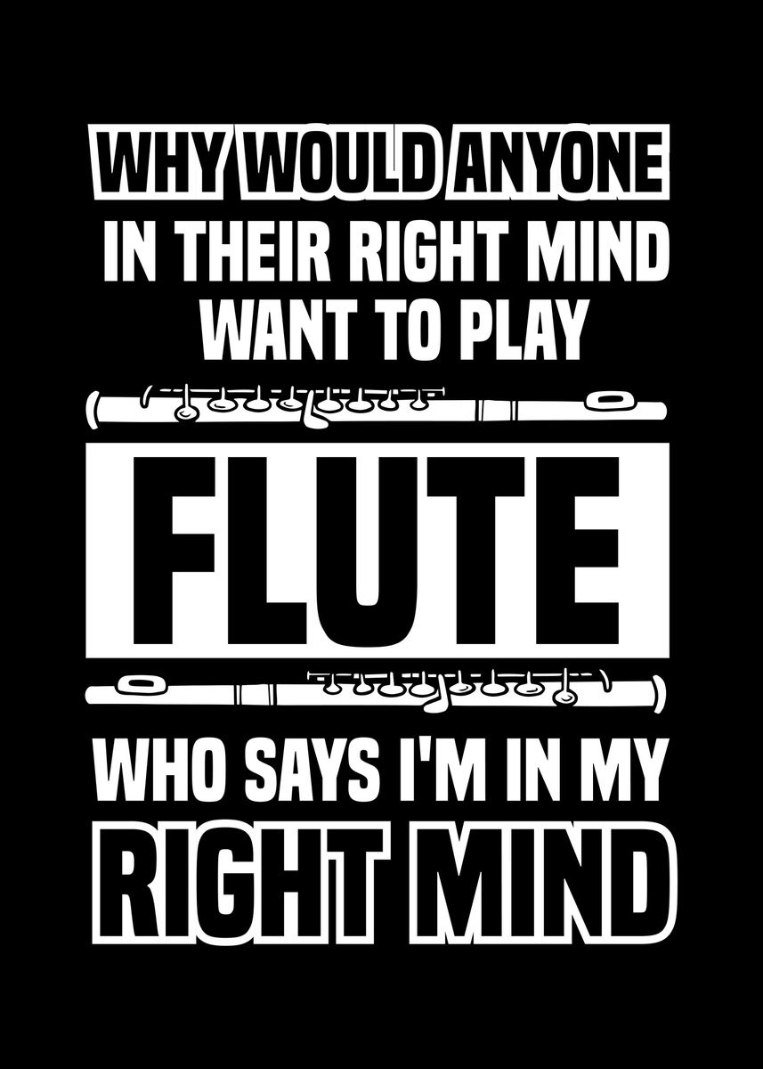 'Flutes' Poster by Sebastian Wünsche | Displate