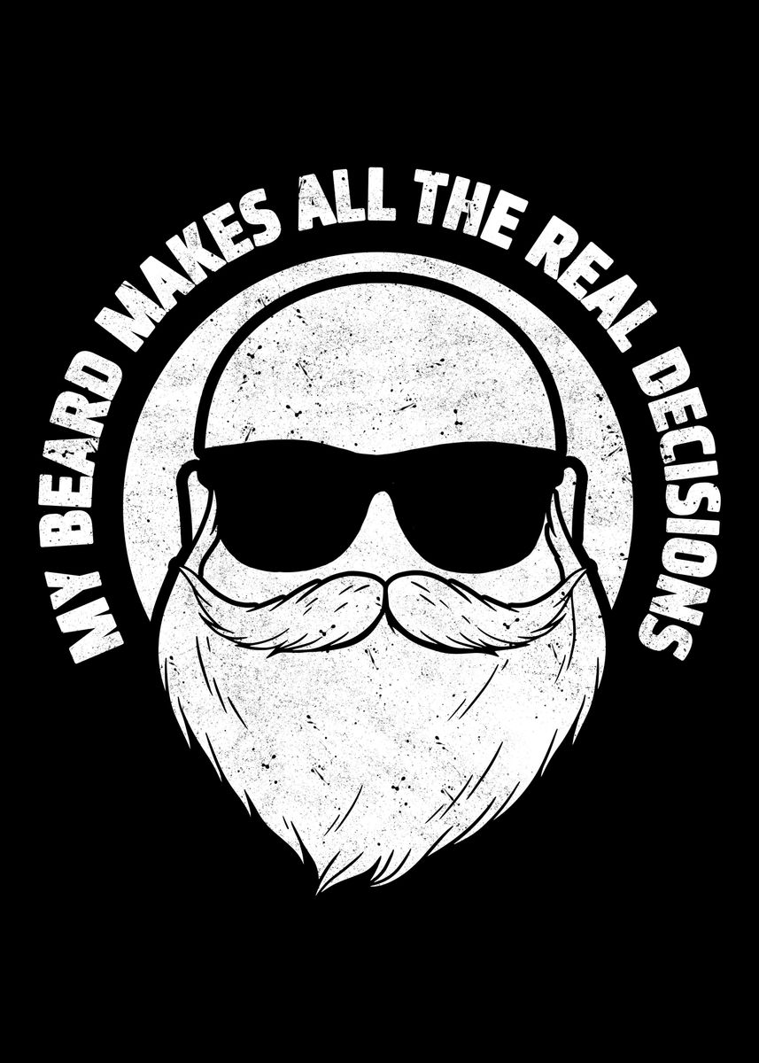 'Full Beard' Poster by BobbyBubble | Displate