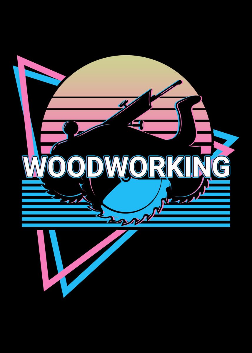 'Woodworking Woodworker' Poster by AestheticAlex | Displate