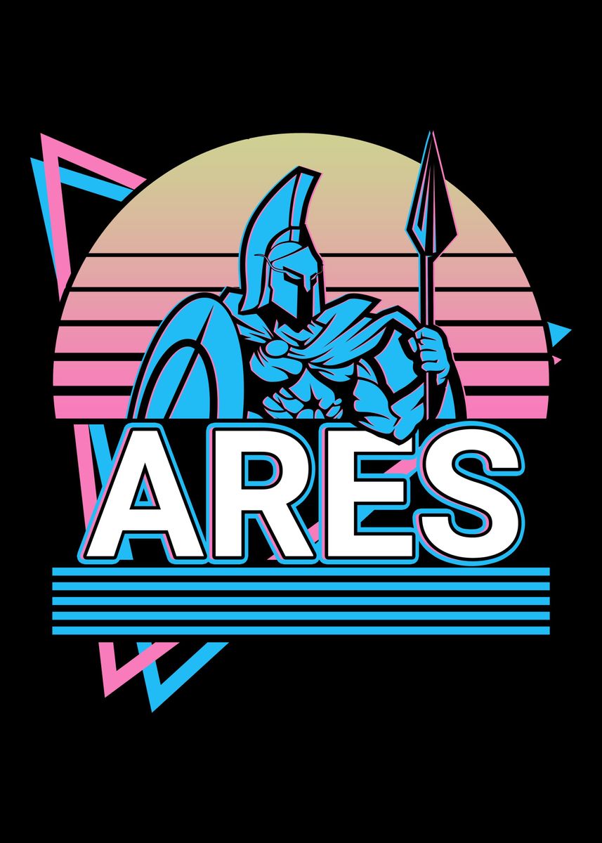 'Ares Greek God' Poster, picture, metal print, paint by AestheticAlex ...