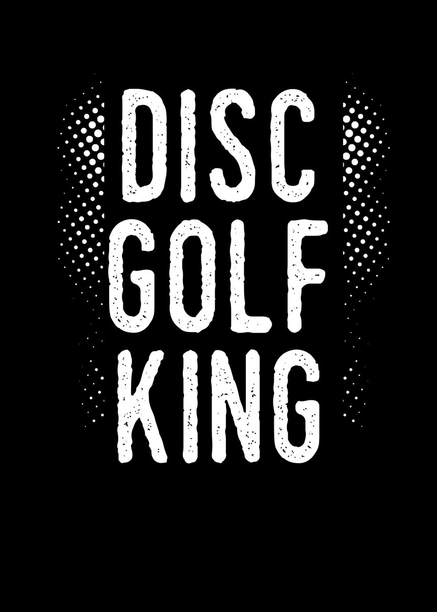 'Disc golf king' Poster, picture, metal print, paint by BeMi | Displate
