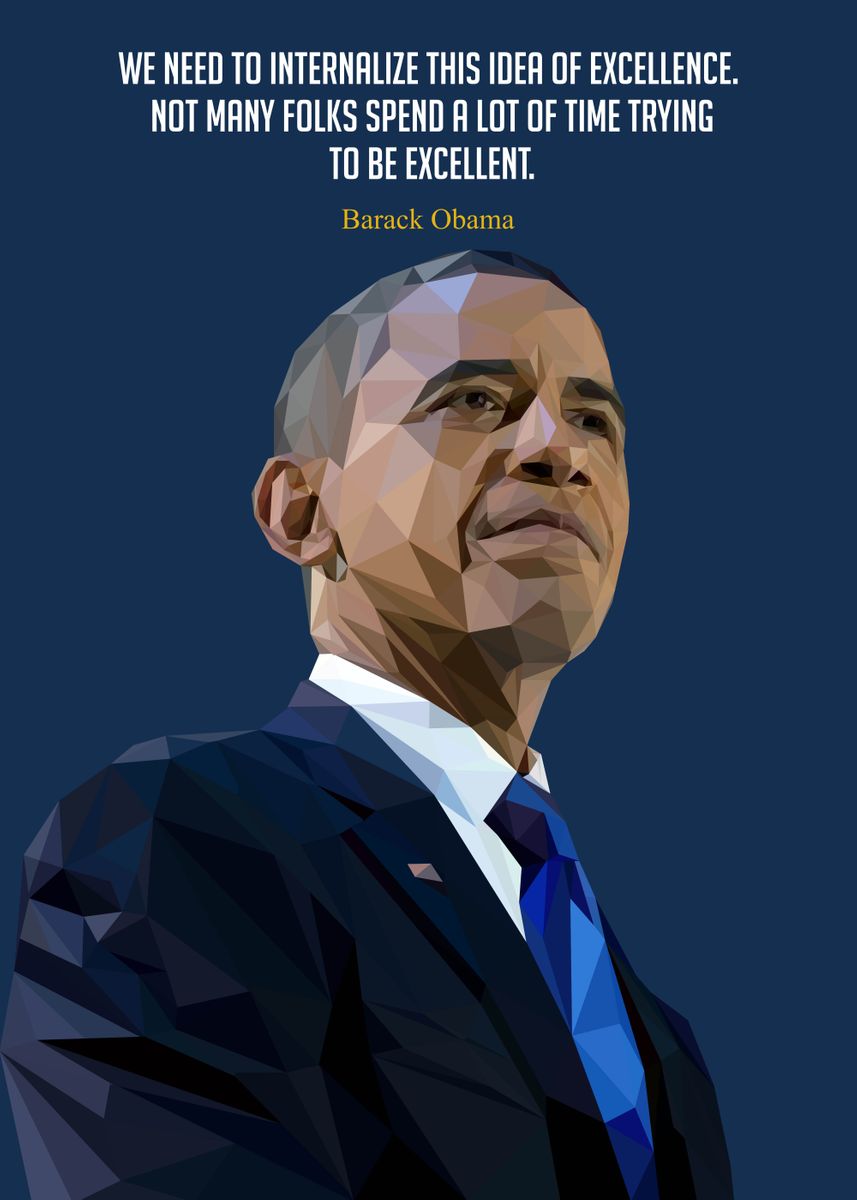 'barack obama' Poster, picture, metal print, paint by limited editions ...