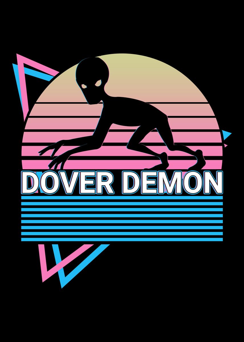 'Dover Demon Cryptozoology' Poster, picture, metal print, paint by ...