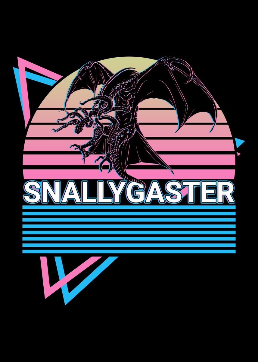 'Snallygaster Cryptozoology' Poster, picture, metal print, paint by ...