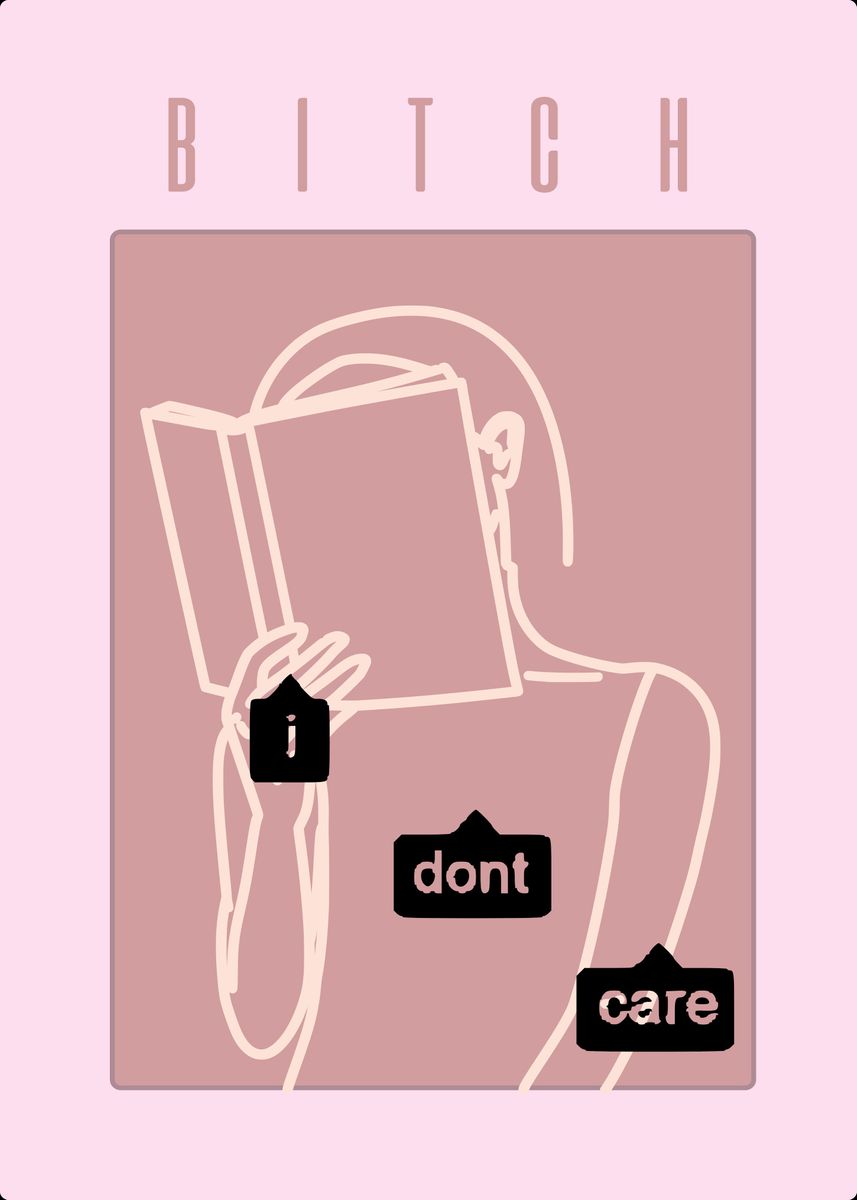 'Sassy Cute Girly Print' Poster by Articoolate | Displate