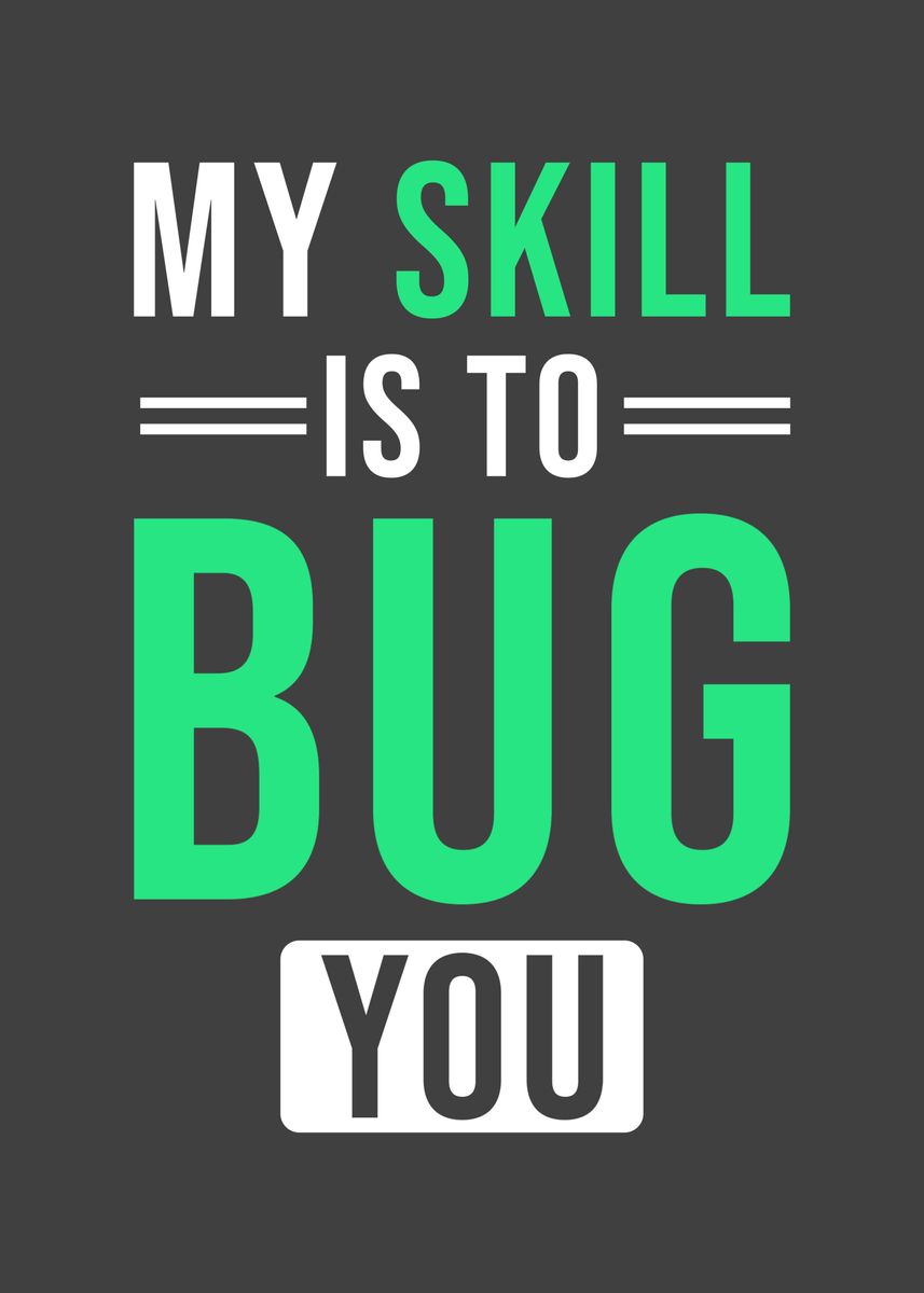 'Skill Meme' Poster, picture, metal print, paint by schmugo | Displate