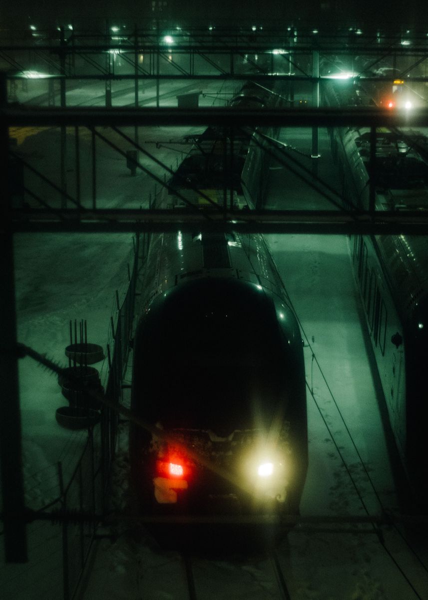 'death train' Poster, picture, metal print, paint by Gard Bekk Wanderoy ...