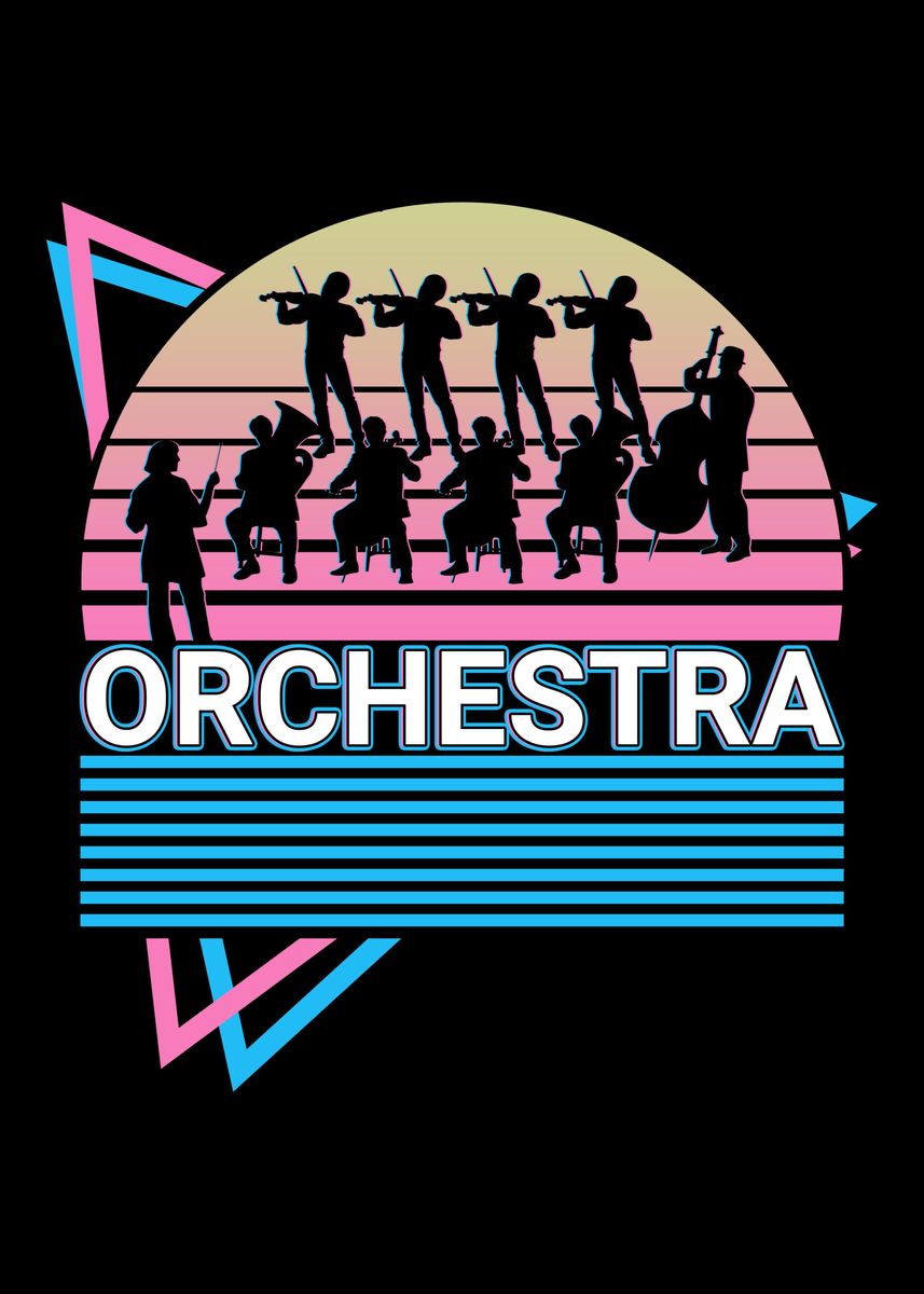 'Orchestra Music Conductor' Poster by AestheticAlex | Displate