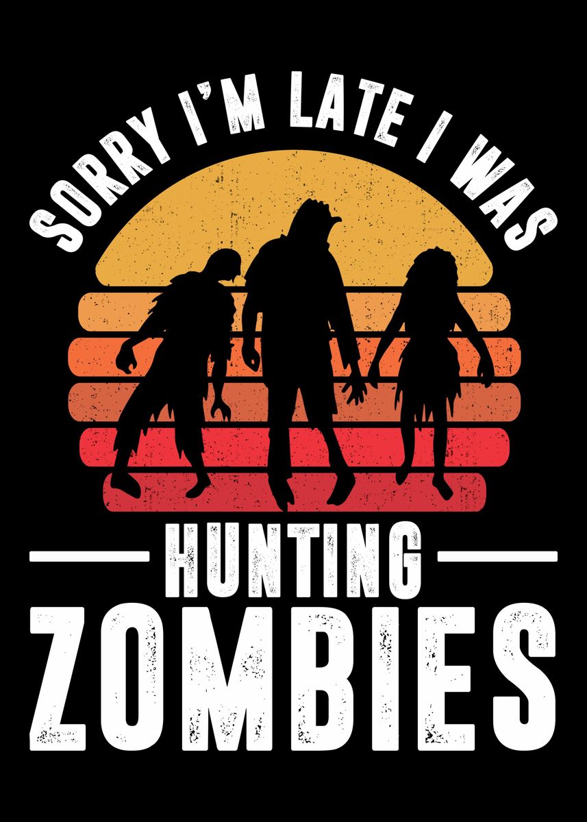'Zombies' Poster, picture, metal print, paint by BobbyBubble | Displate