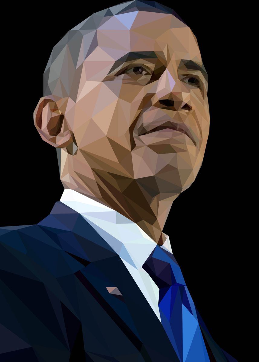 'barack obama' Poster, picture, metal print, paint by Artistic Aura ...