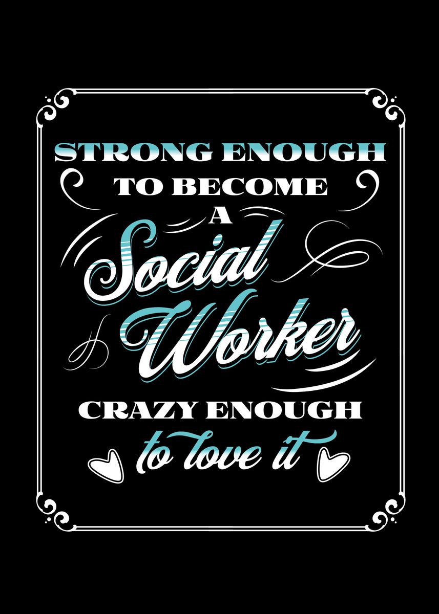 'Social Worker Graduation' Poster, picture, metal print, paint by ...