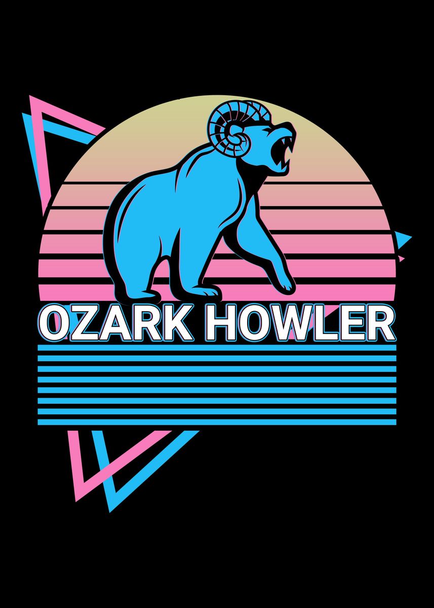 'Ozark Howler Cryptozoology' Poster, picture, metal print, paint by ...