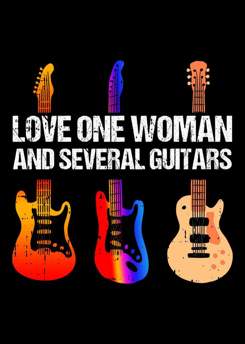 'Love One Woman And Several' Poster, picture, metal print, paint by ...