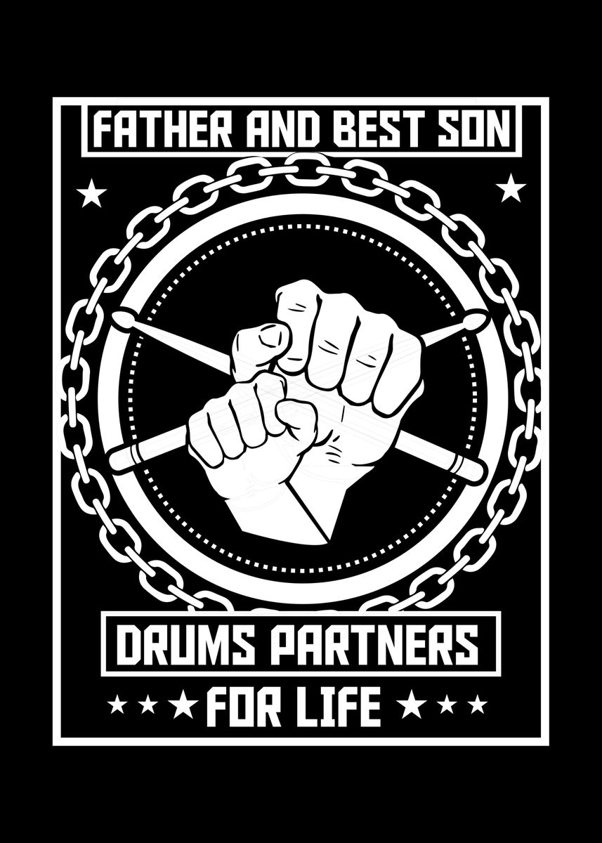 'Drummer Drums' Poster by Sebastian Wünsche | Displate