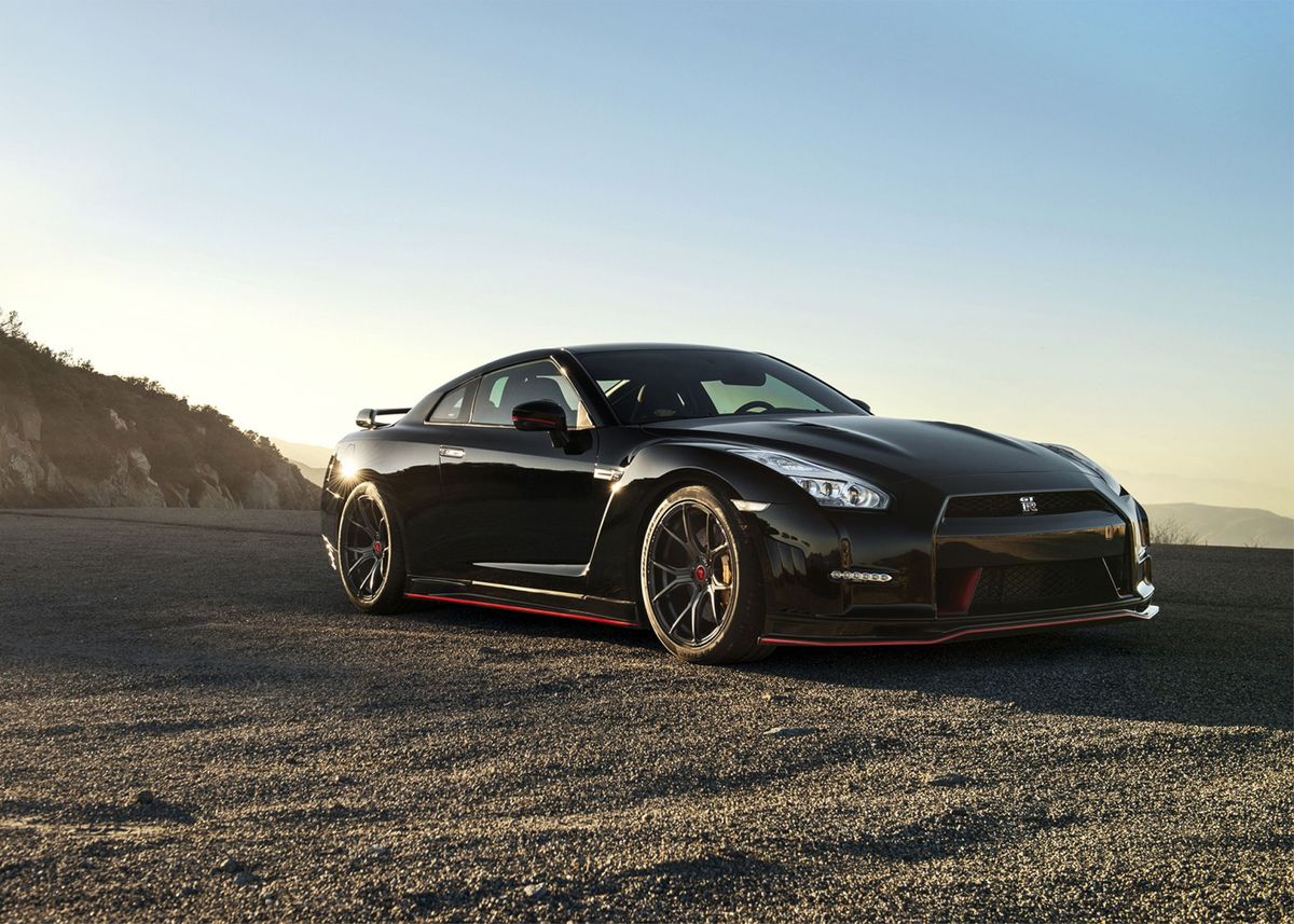 'Nissan R35 GT R' Poster by Job Lodders | Displate