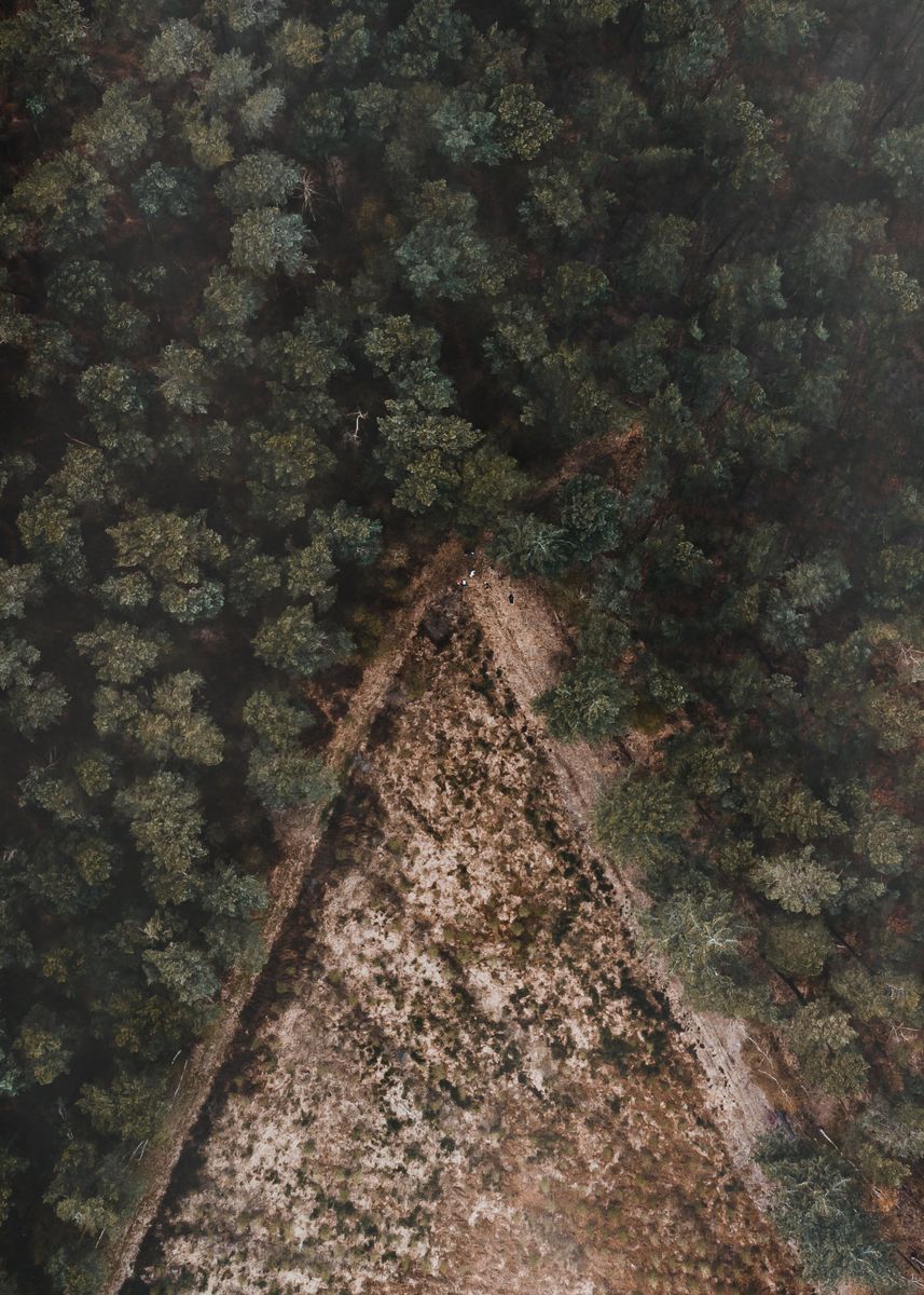 'Aerial Triangle' Poster by Kaan Senel | Displate