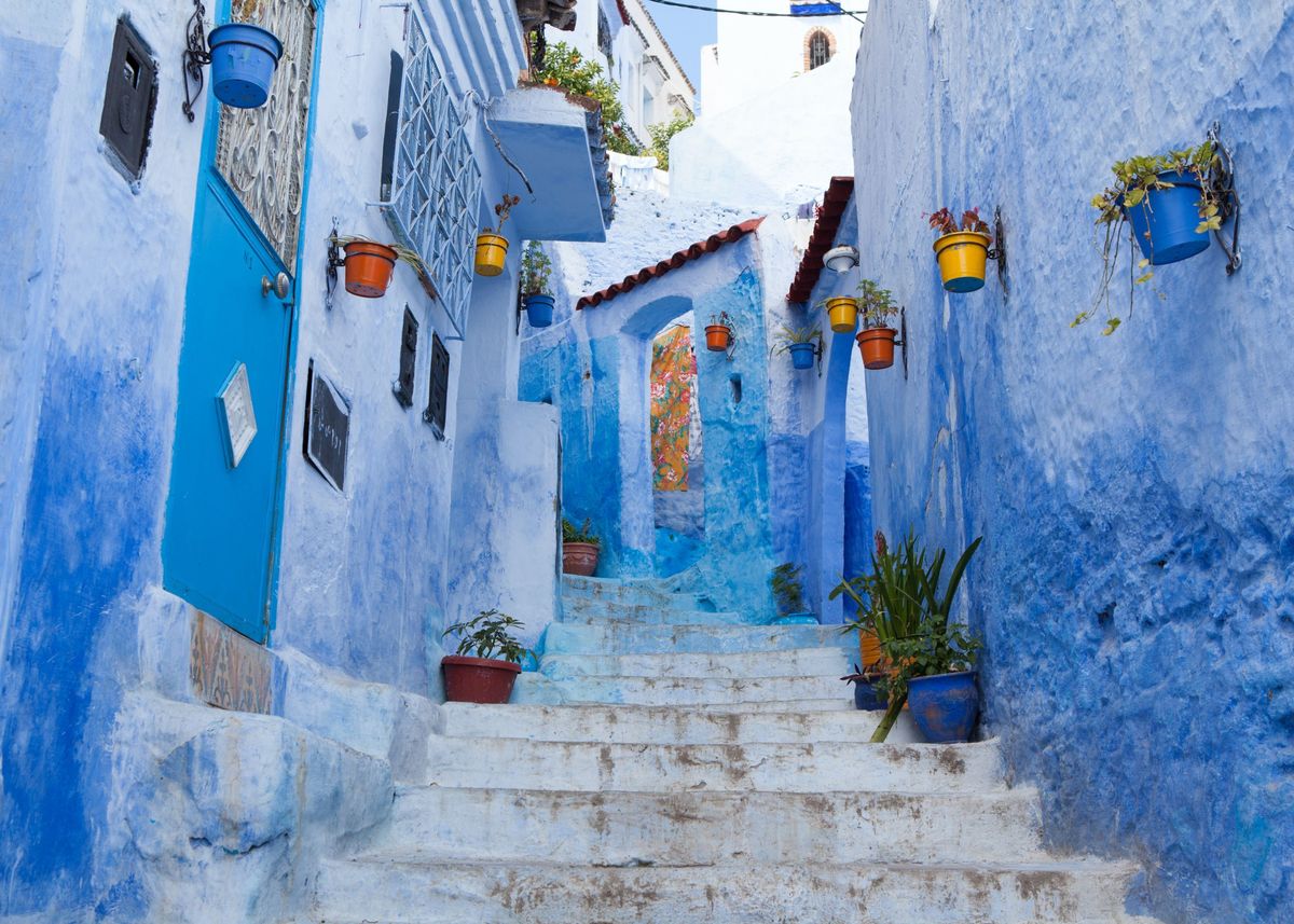 'Chefchaouen Morocco' Poster by Creativity Art | Displate