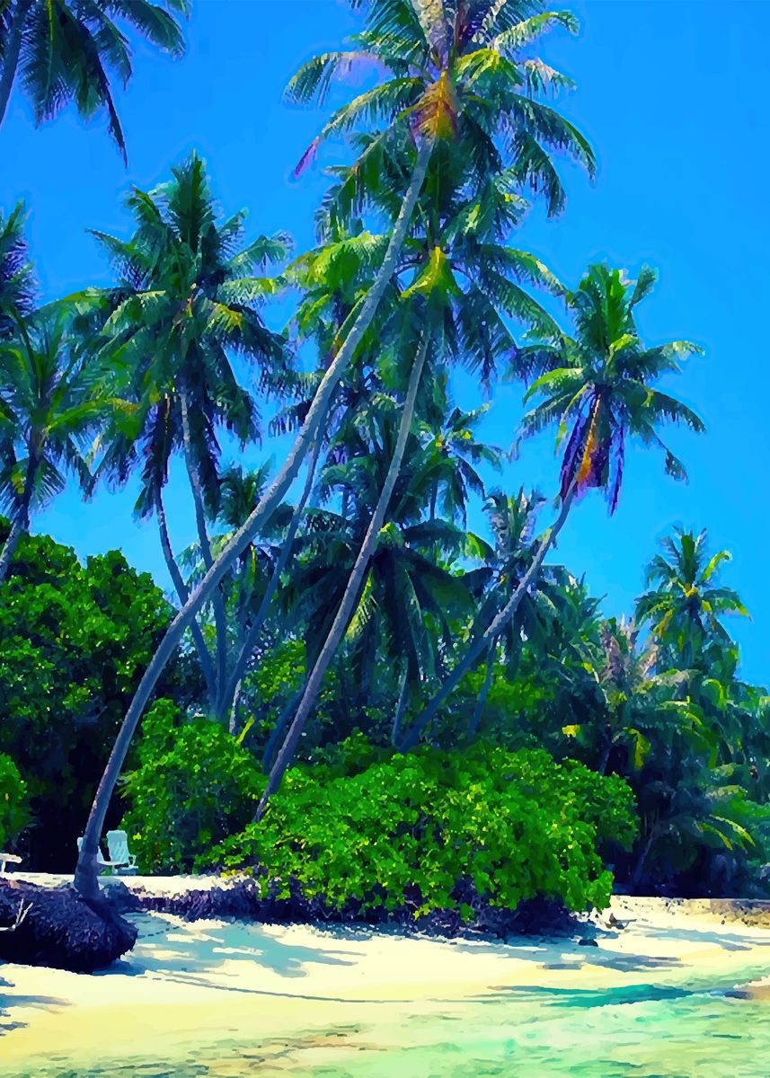 'Beach' Poster by TAT TEAM | Displate