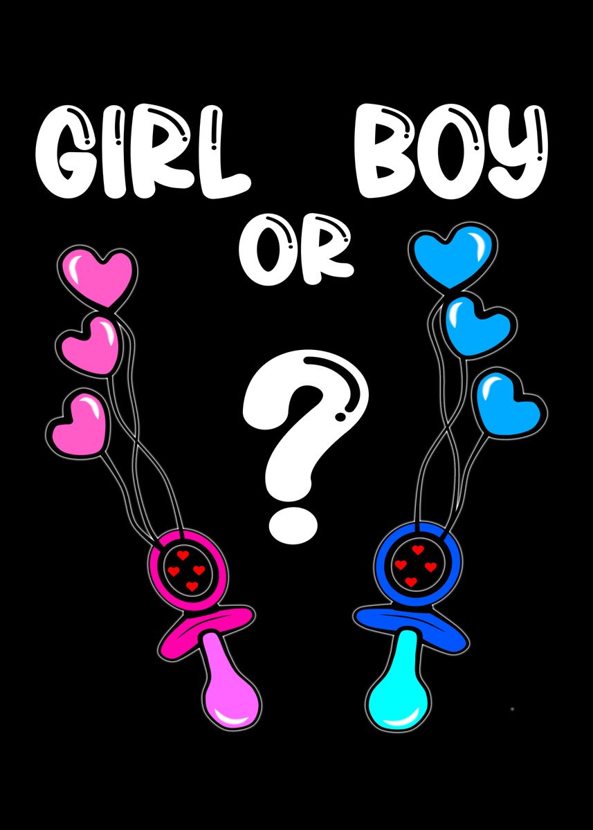 'Girl Or Boy' Poster by ZS C O M M E R C E | Displate