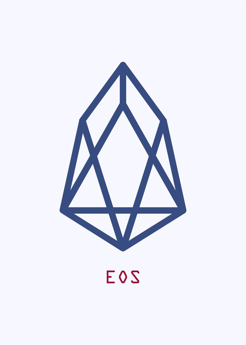 'eos crypto' Poster, picture, metal print, paint by Artistic Aura ...