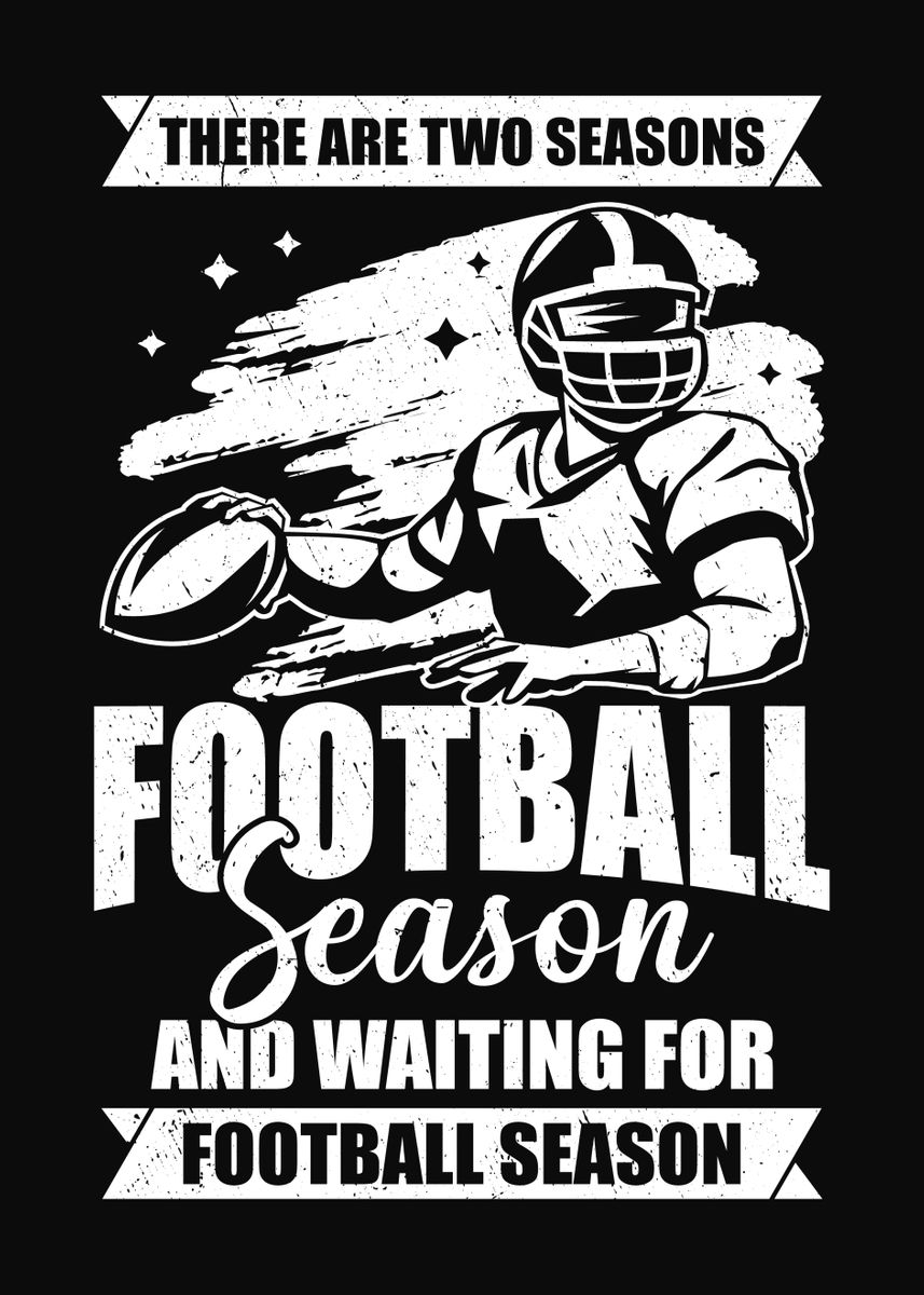 'Football Season Player' Poster, picture, metal print, paint by Marcel ...