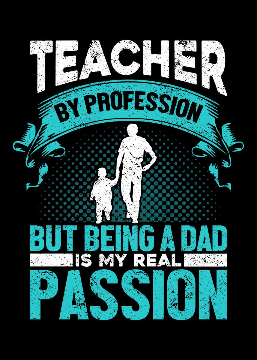 'High School Teacher' Poster, picture, metal print, paint by ...