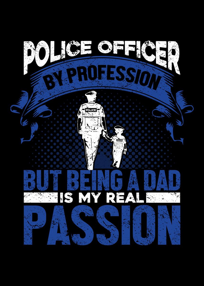 'Police Officer Law' Poster by CrazySquirrel | Displate