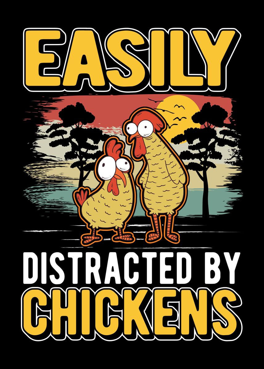 'Chicken' Poster by FavoritePlates | Displate